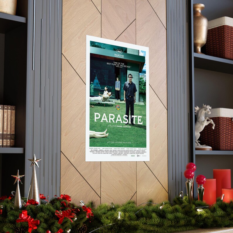 Parasite Movie Poster, Matte Vertical Wall Art, Modern Minimalist Decor ...