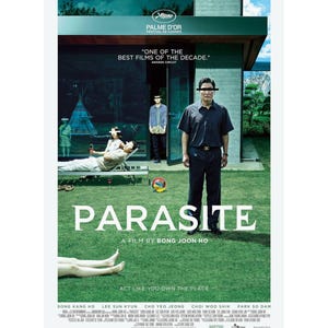 Parasite Movie Poster, Matte Vertical Wall Art, Modern Minimalist Decor ...