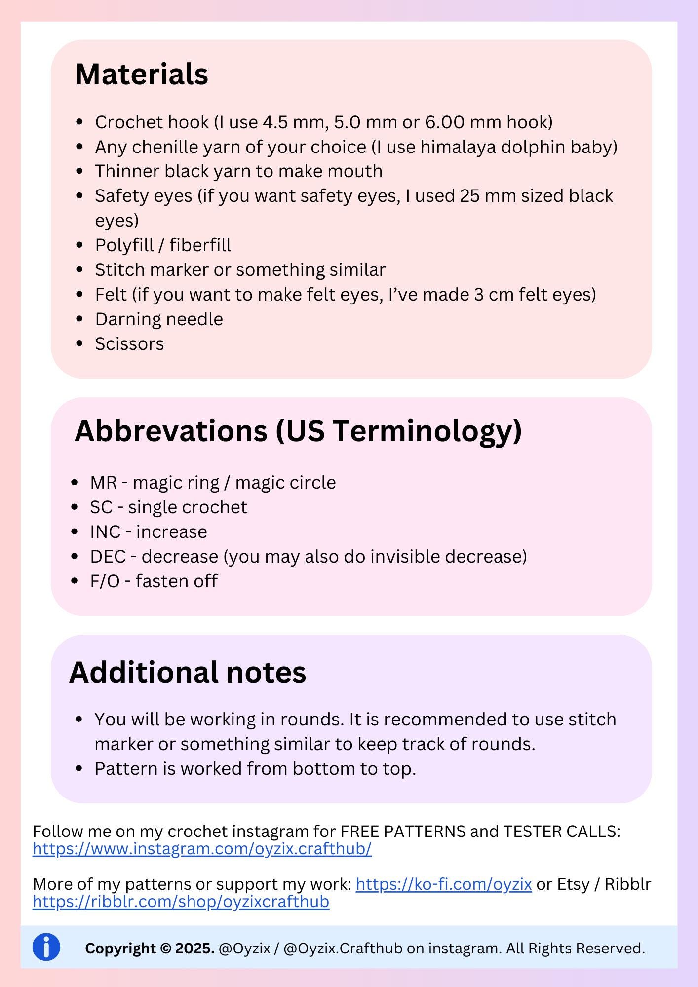 Autism / ADHD / TBH / Yippee Creature Crochet Pattern (PDF Pattern Only ...