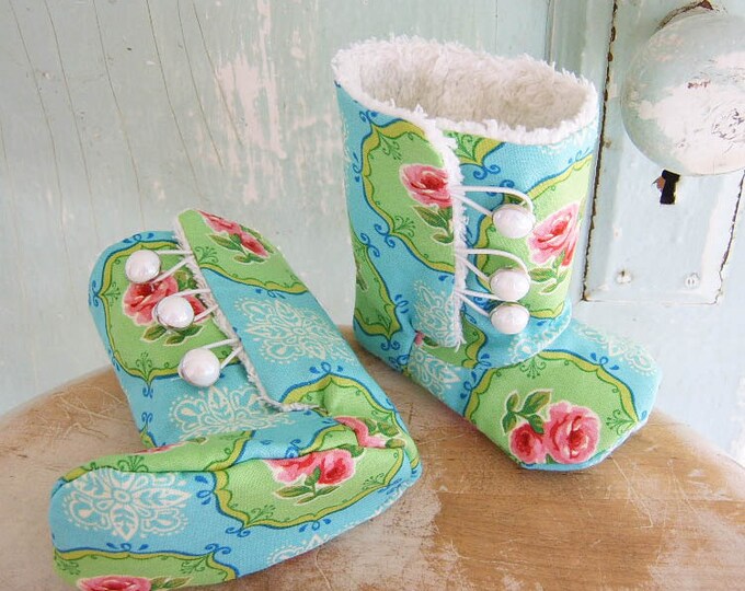 Sewing Pattern Button Boots. PDF Sewing Pattern for DIY Baby Shoes ...