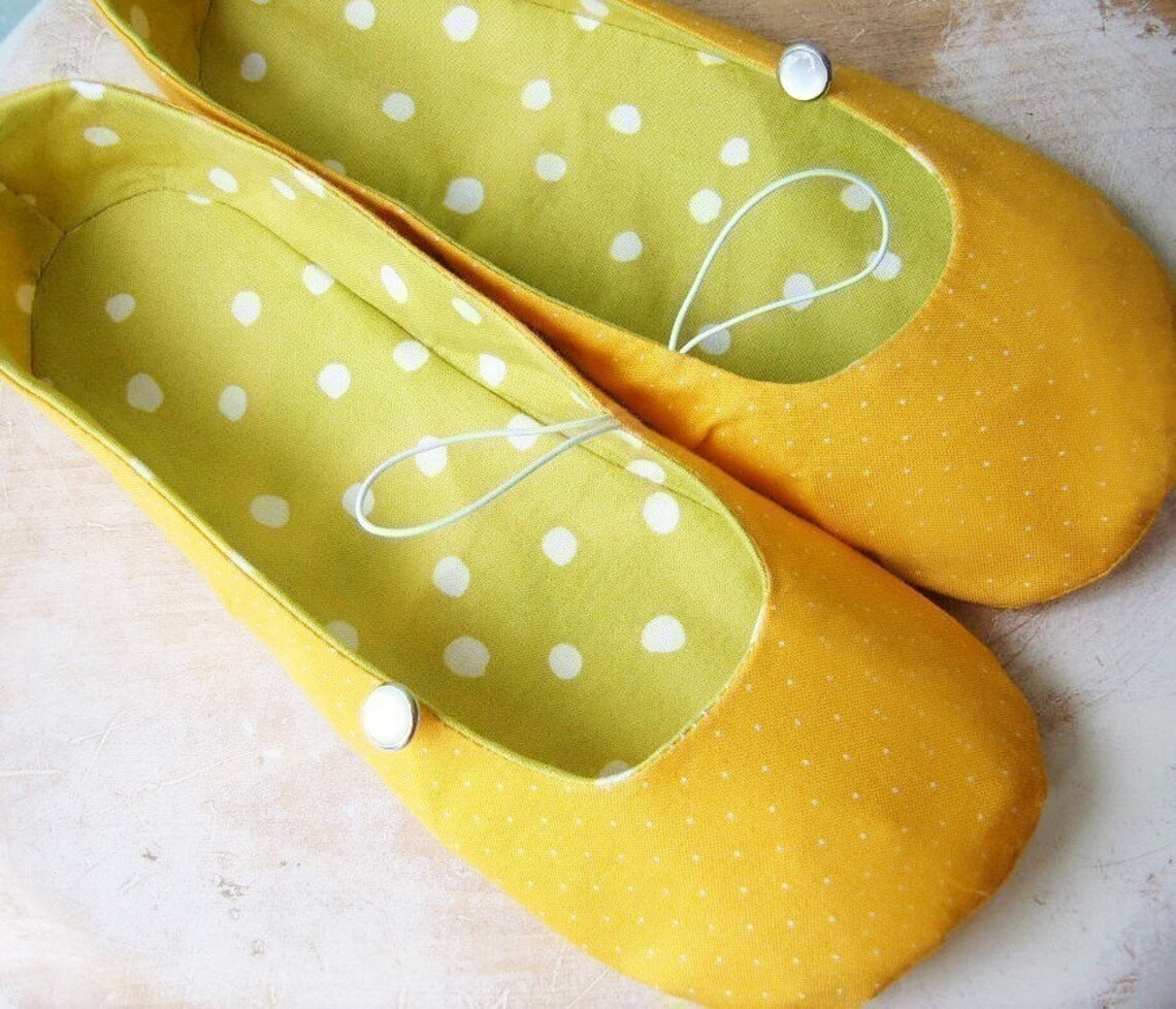 Shoe Sewing Pattern PDF Vintage Flair Flats Women's - Etsy