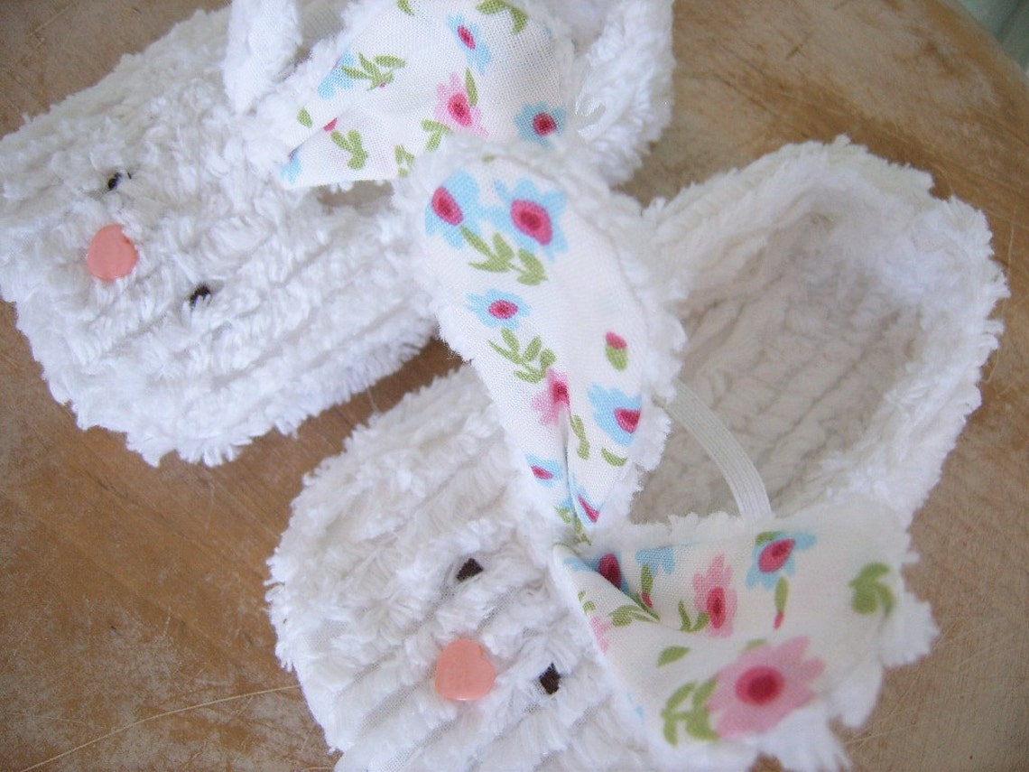 Bunny Slippers Sewing Pattern - PDF - Size 12 Months to 4T - Etsy