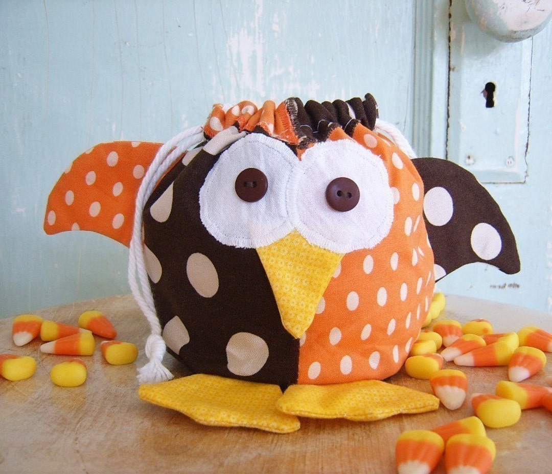 Halloween Pattern - PDF - Jester Owl Treat Bag - Etsy