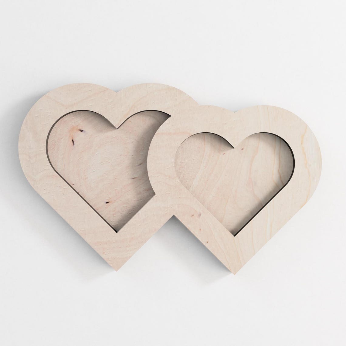 Laser Cut Heart Shape Picture Fridge Magnet Frame for Family Photo ...