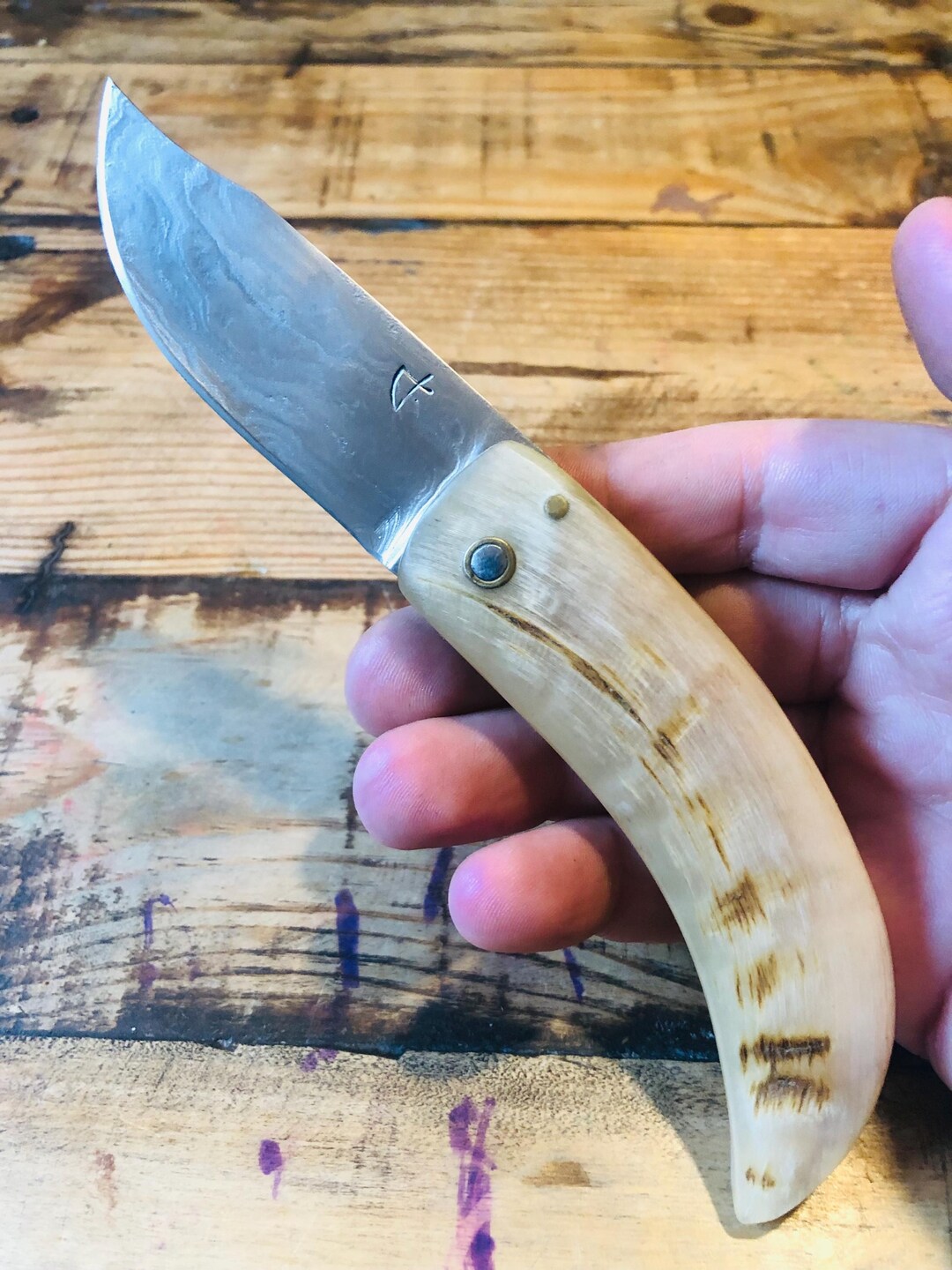 CURNICCIOLU Shepherd's Knife, Artisanal Folding Pocket, Corsican ...
