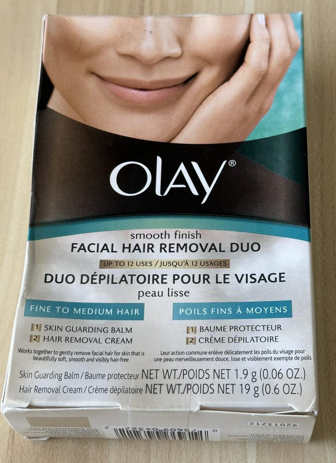 OLAY Smooth Finish Facial Hair Removal Duo ~ Fine to Medium Hair ~ New ...