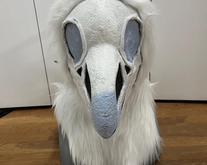 Ghostly Crow Fursuit Head - Etsy