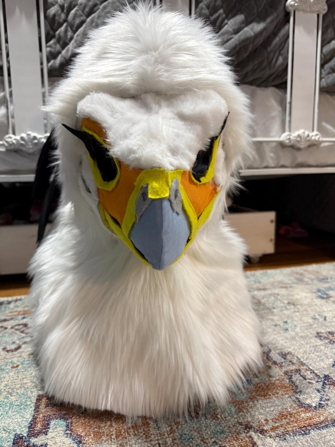 Secretary Bird Fursuit Head - Etsy