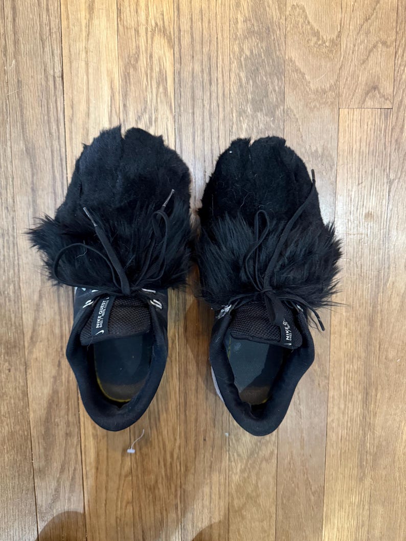 Black Fursuit Feetpaws/ Furry Shoes - Etsy