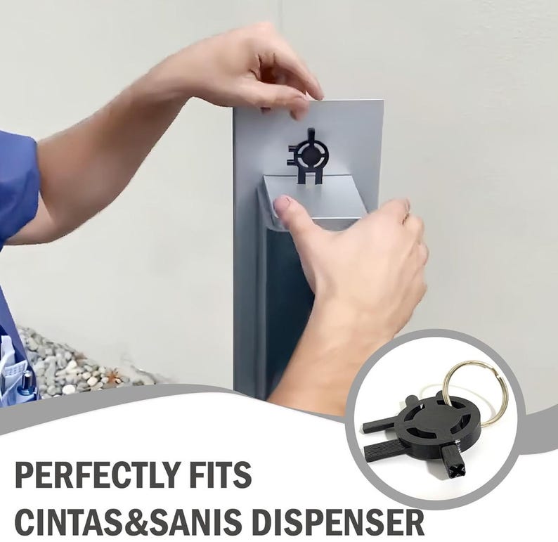 Cintas & Sanis Paper Towel, Soap, and Toilet Paper Dispenser Key - Etsy