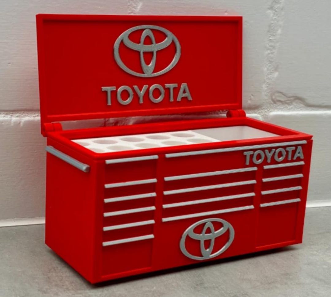 Toyota Inspired Toolbox Business Card and Pen Holder – Mini Tool Chest ...