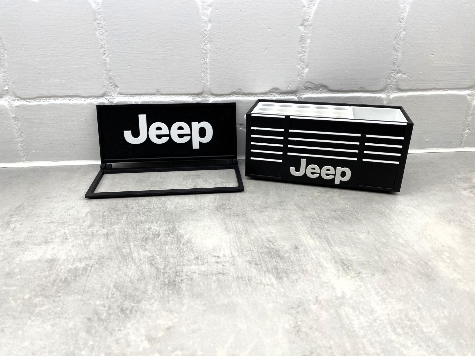 Toolbox Business Card and Pen Holder – Mini Tool Chest Desk Organizer – Perfect Gift for ...