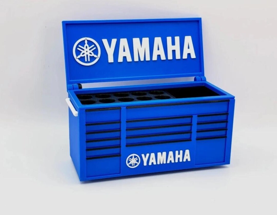Yamaha Inspired Toolbox Business Card and Pen Holder – Mini Tool Chest ...