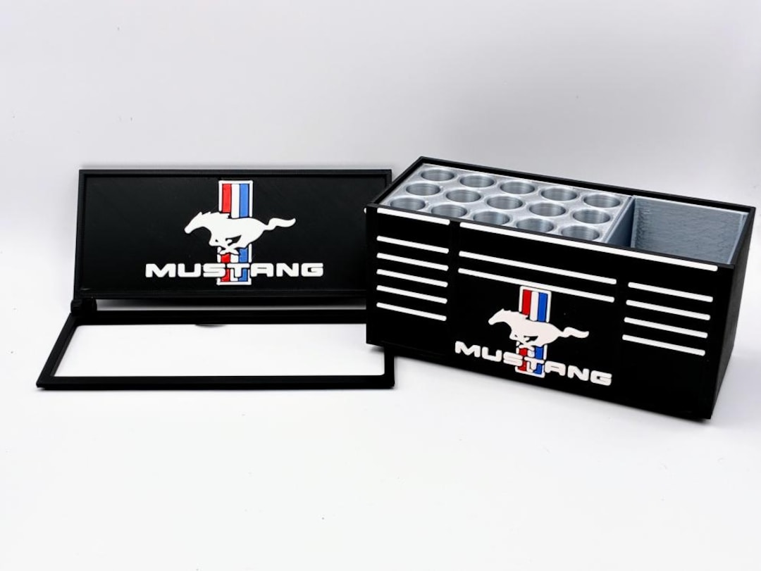 Ford Mustang Inspired Toolbox Business Card and Pen Holder – Mini Tool ...