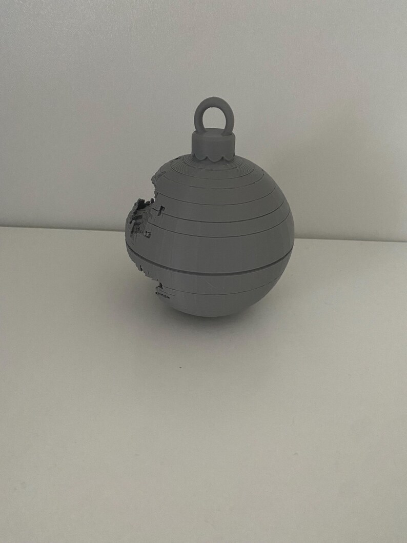 Death Star 3D Printed Sphere I Star Wars Geek Decor I Sci-fi ...