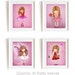 Set of 4 posters for girls roomGirls room art postersPink | Etsy