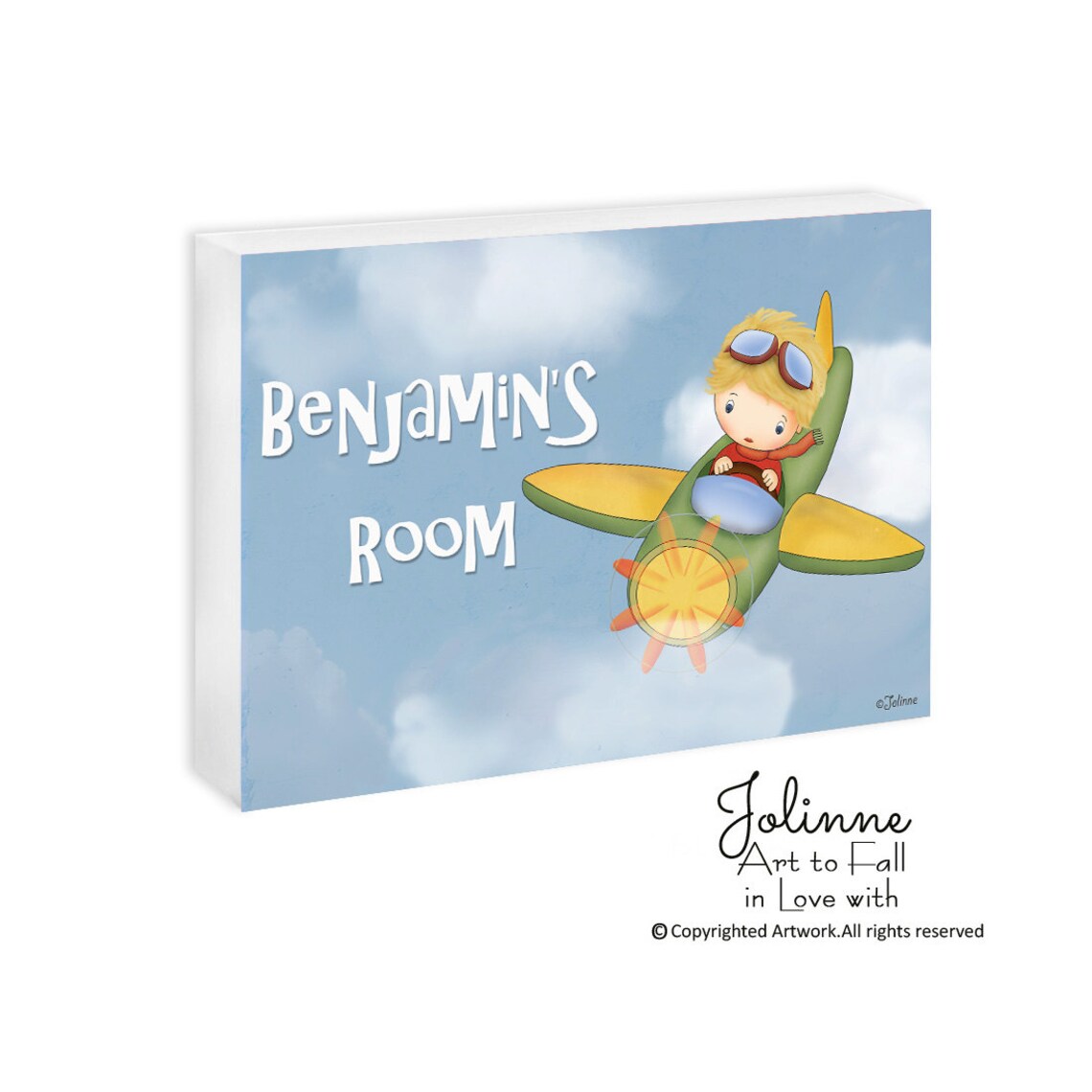 Airplane Nursery Sign, Personalized Boy Room Decor - Etsy