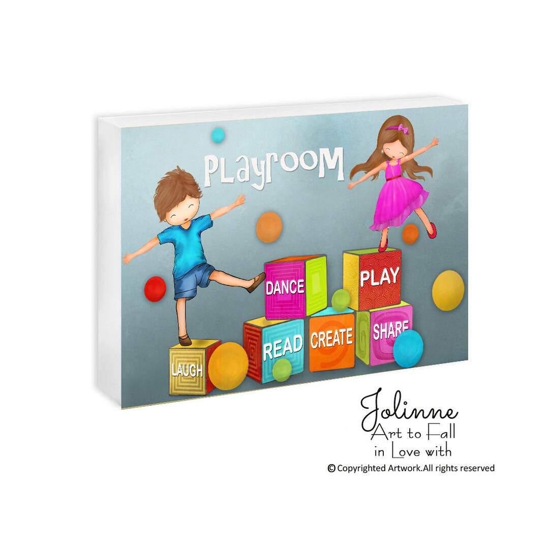 Kids Playroom Door Sign,playroom Custom Name Door Sign for Kids Room ...