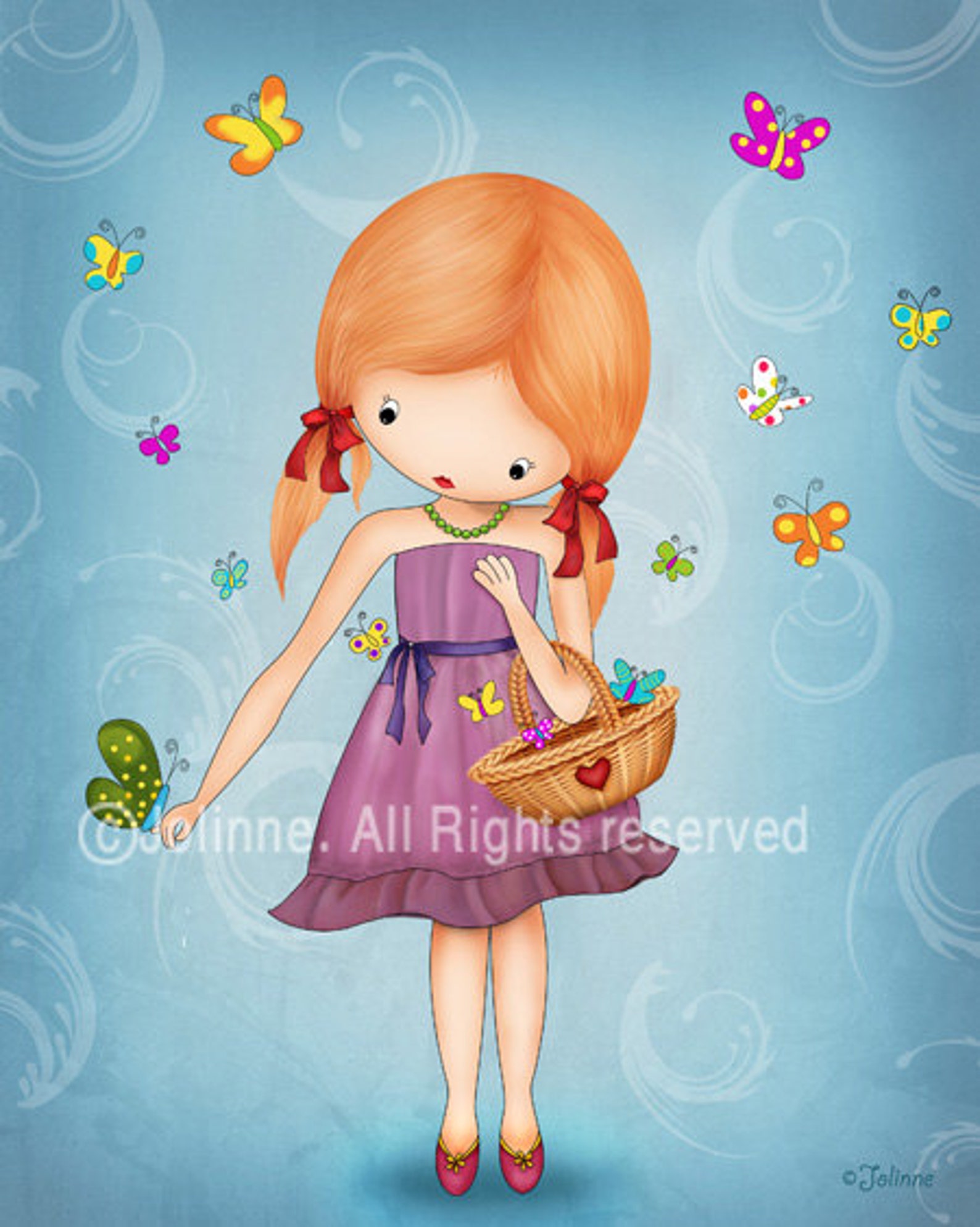 Set of 6 Posters Girls Room,8x10 Posters Set Girl Bedroom,toddler Girl ...