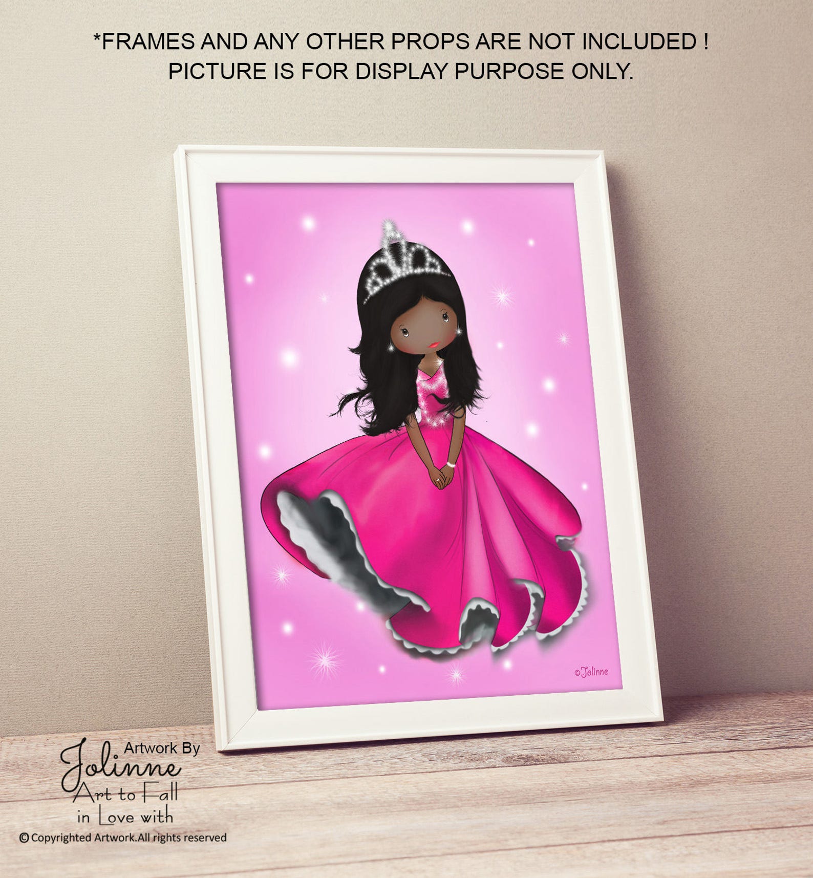 Princess Poster for Girls Roomprincess Children's Room | Etsy