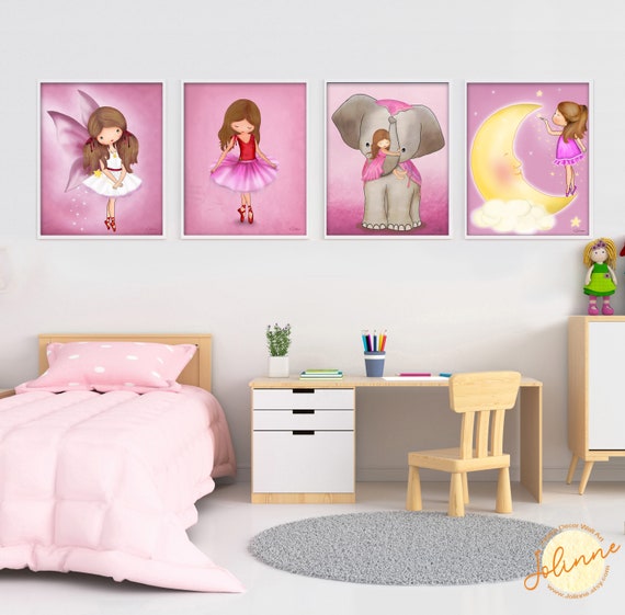 Wall Decor for Girls Roomgirls Room Wall Art Kids Bedroom | Etsy