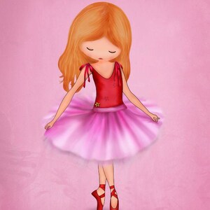 Ballet Girl Wall Decor,ballerina Poster Artwork,girls Room Wall Art ...