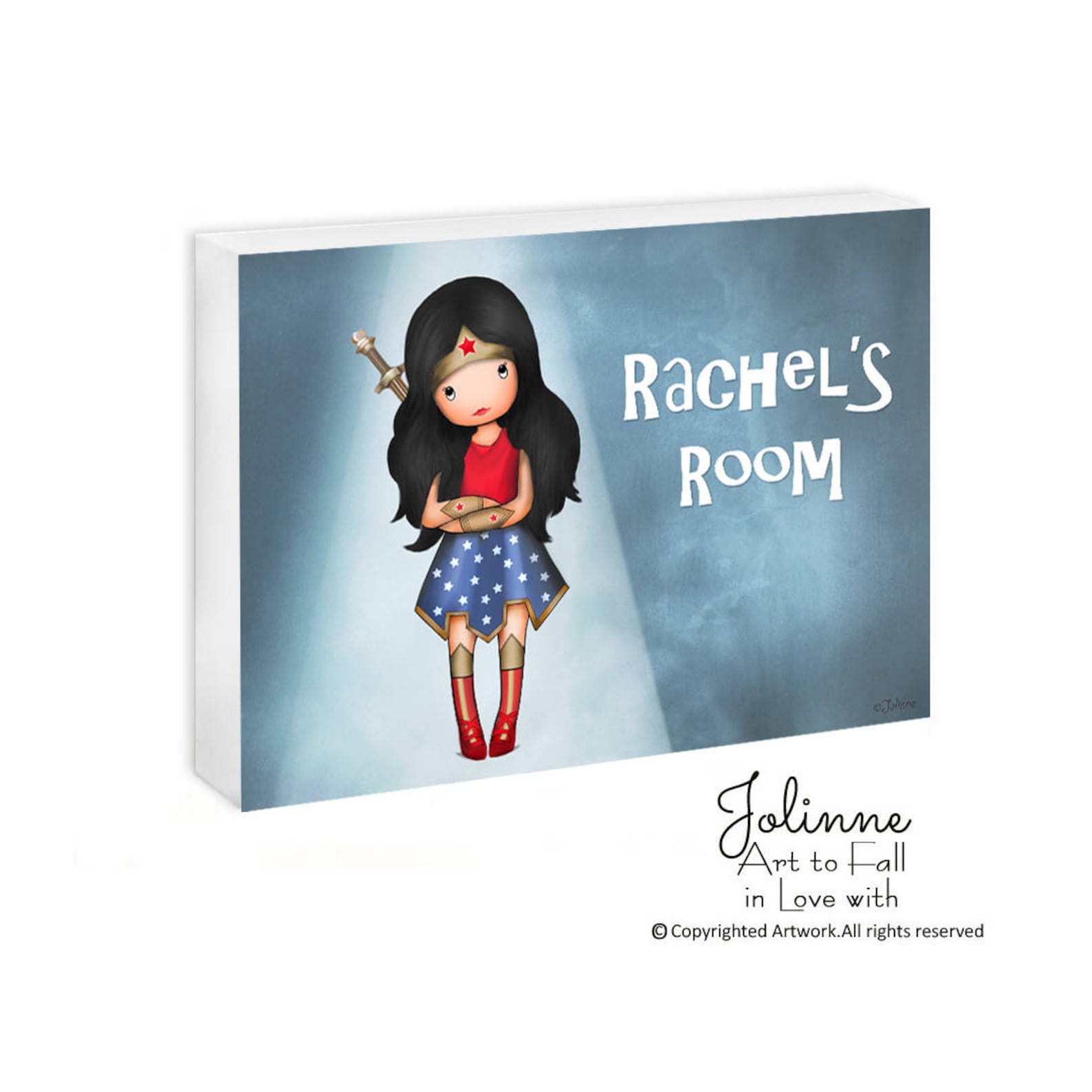 Wonder Woman Name Signwonder Woman Plaquesuperhero Girl - Etsy