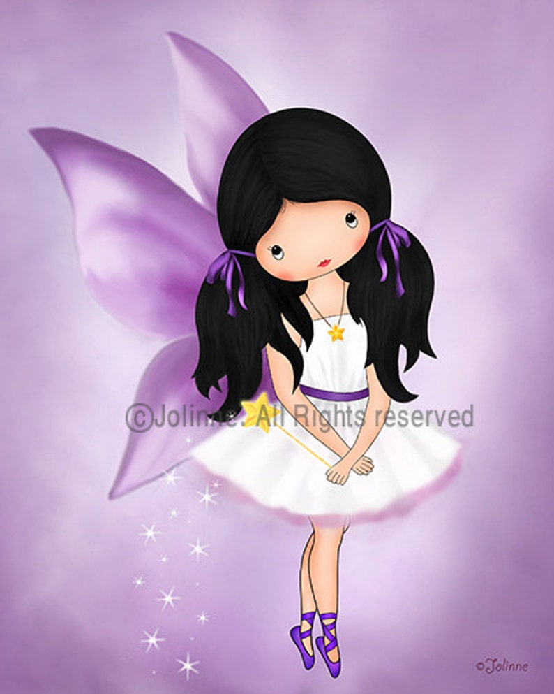 Angel art purpledark skin angelangel artwork for kidangel | Etsy