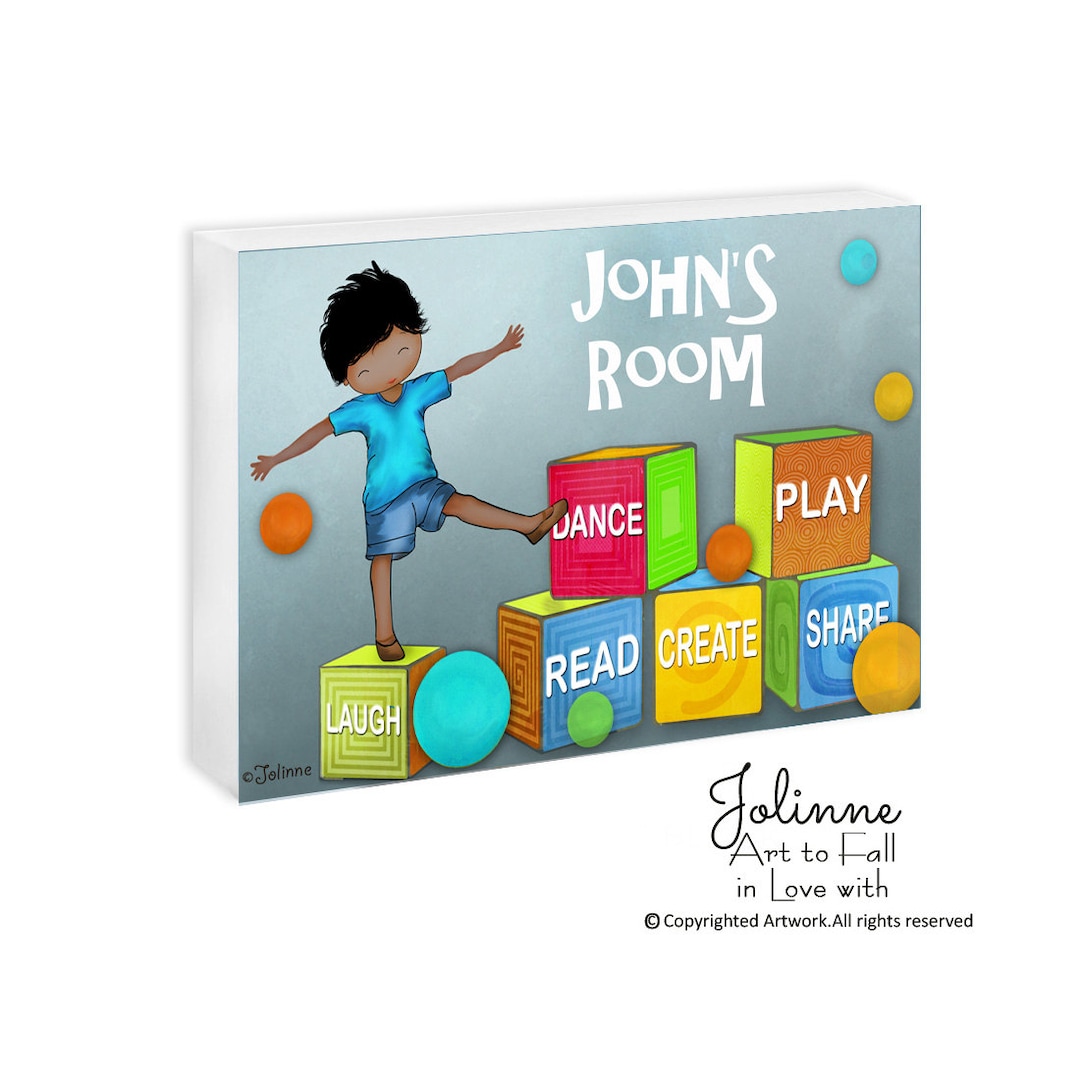 Door Plaque Playroom,door Sign for a Playroom,kid Name Sign Playroom ...