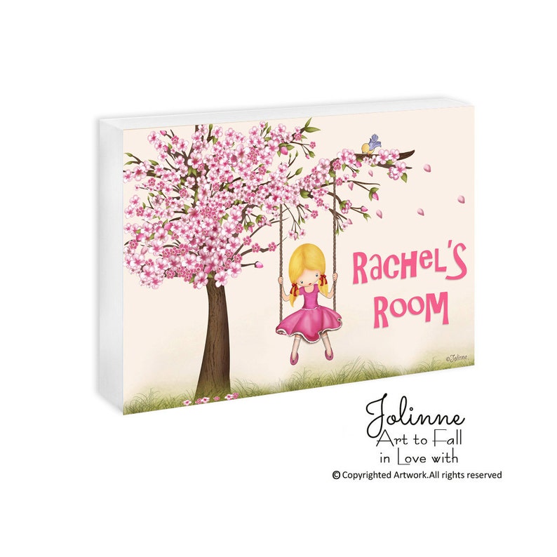 Cherry Blossom Name Signcustom Cherry Blossom Name - Etsy
