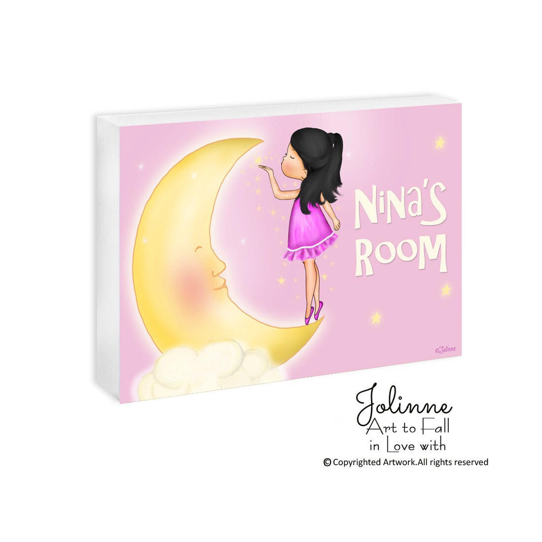 Baby Girl Name Sign Nursery personalized sign newborn baby | Etsy