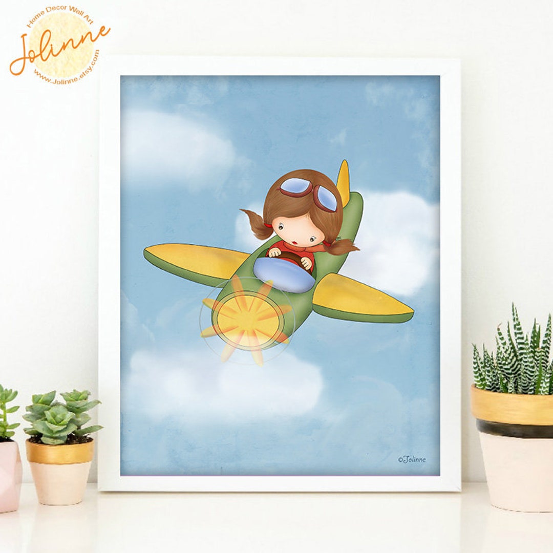 Baby Airplane Decoration for a Girl,airplane Decor Girl Room,girls Room ...