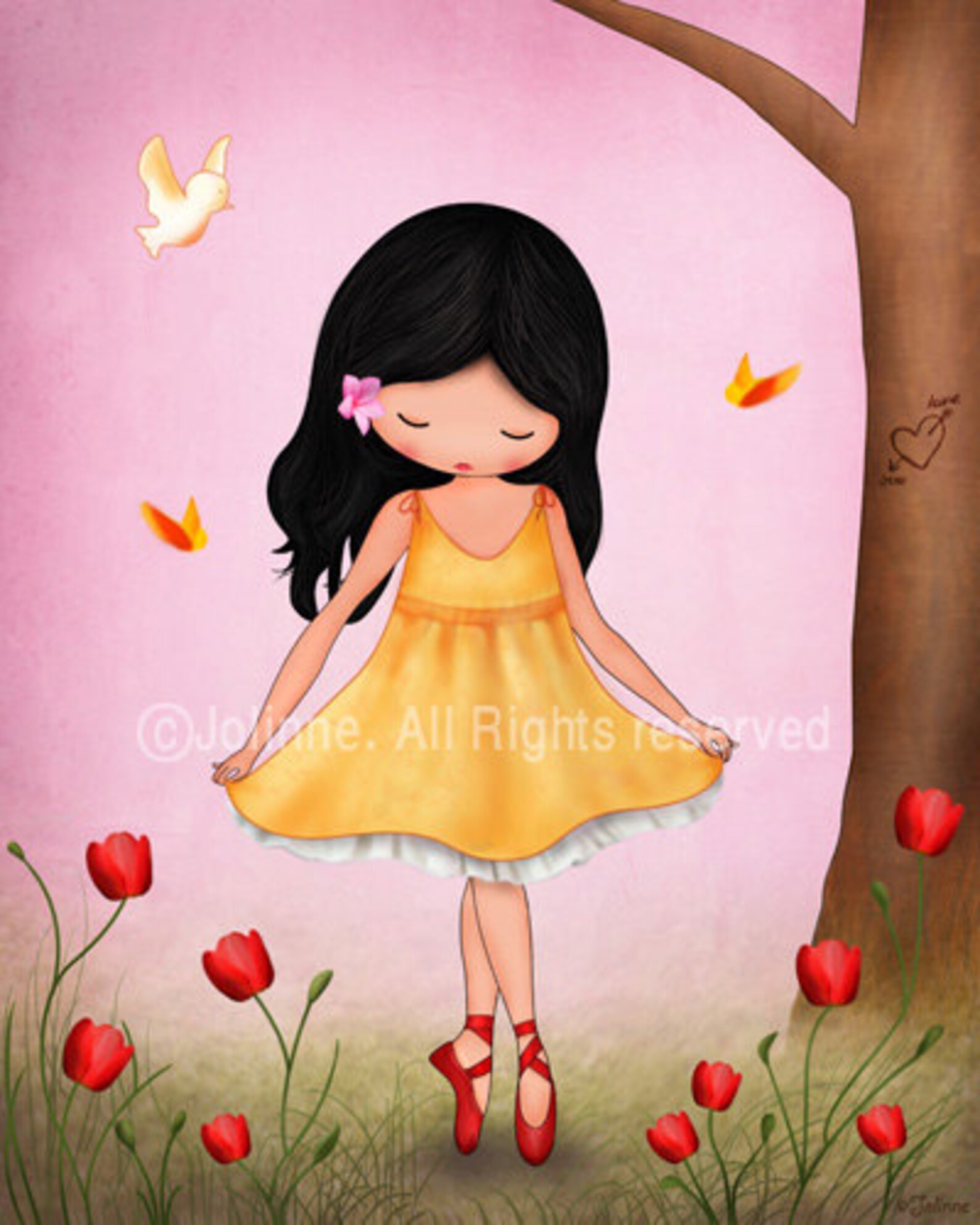 Girls Room Wall Artchildren's Bedroom Decortoddler Girl | Etsy