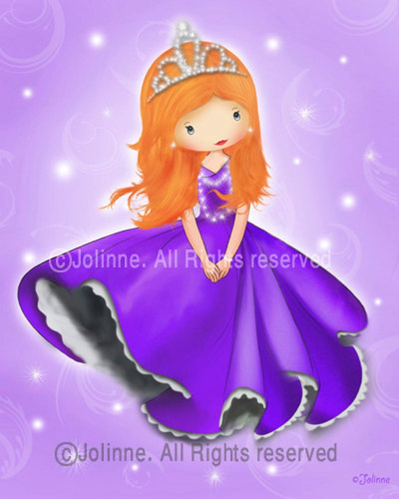 Princess Poster for Girls Roomprincess Children's Room | Etsy