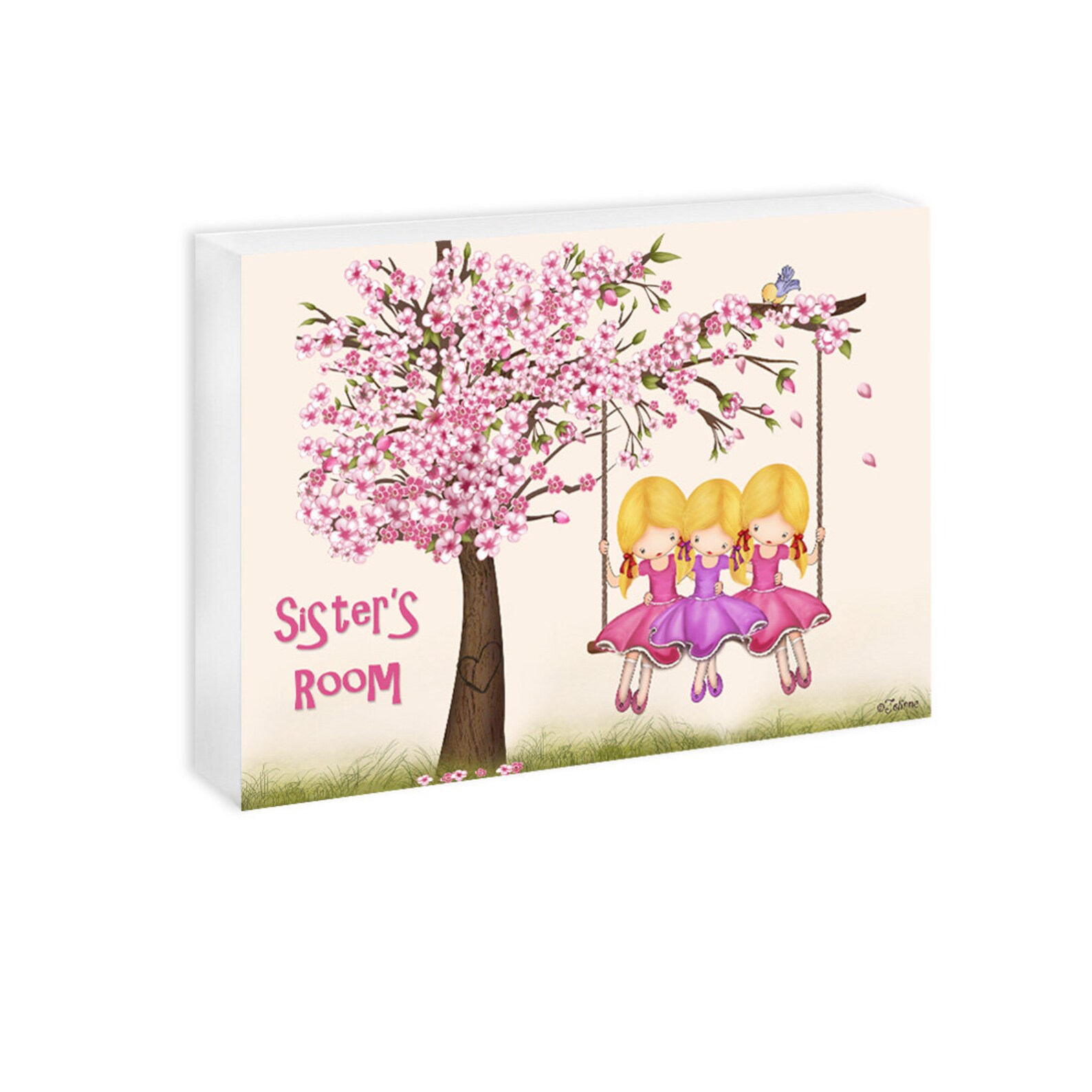 Cherry blossom name signcustom cherry blossom name | Etsy