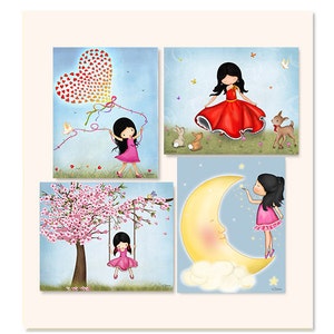 Girls Room Art,girls Room Decor,girls Bedroom Wall Art,posters for ...