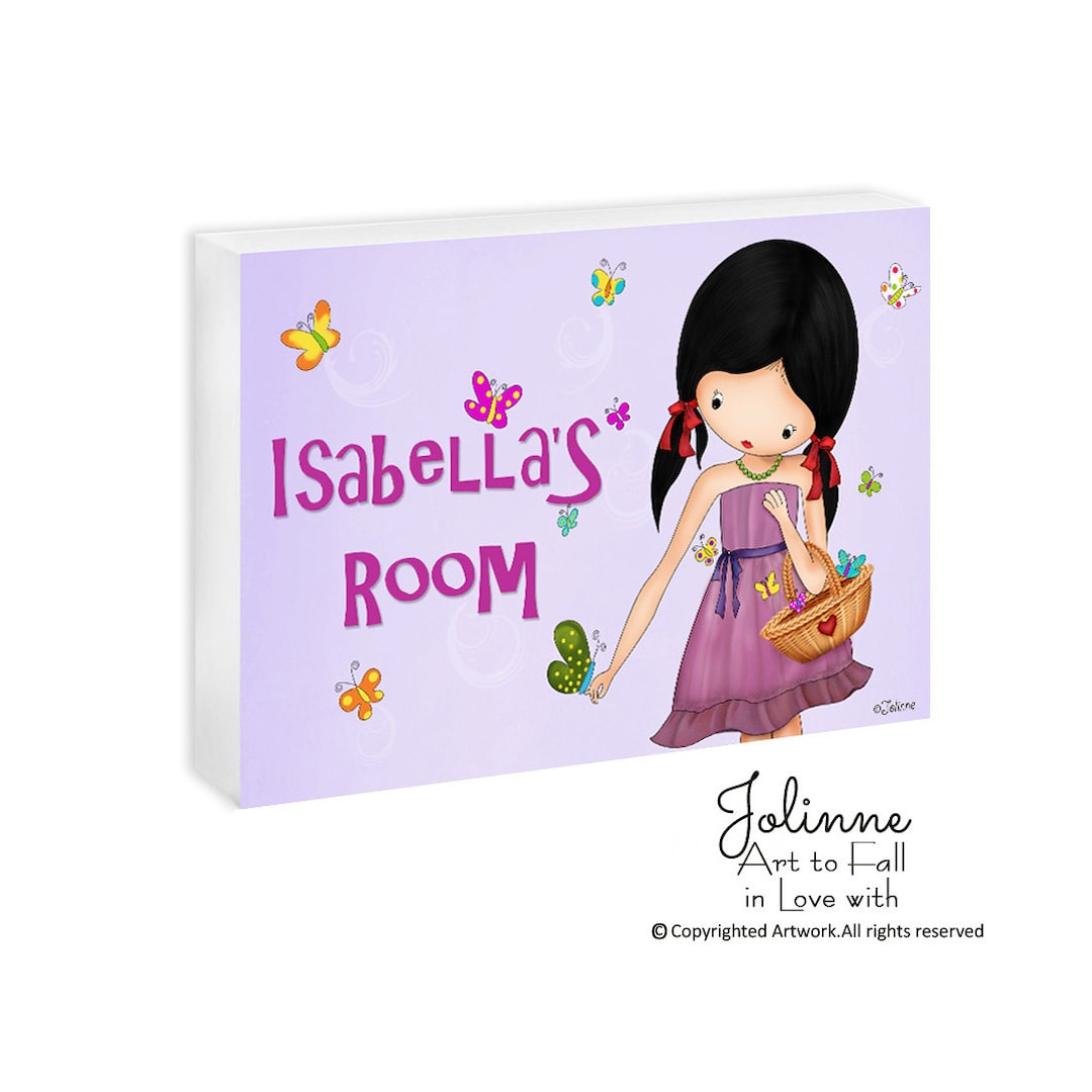 Personalized Door Sign,personalized Girls Room Decor,girls Nursery Wall ...