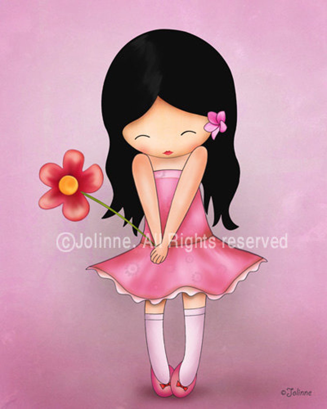 Set of 4 Posters for Girls Roomgirls Room Art Posterspink - Etsy