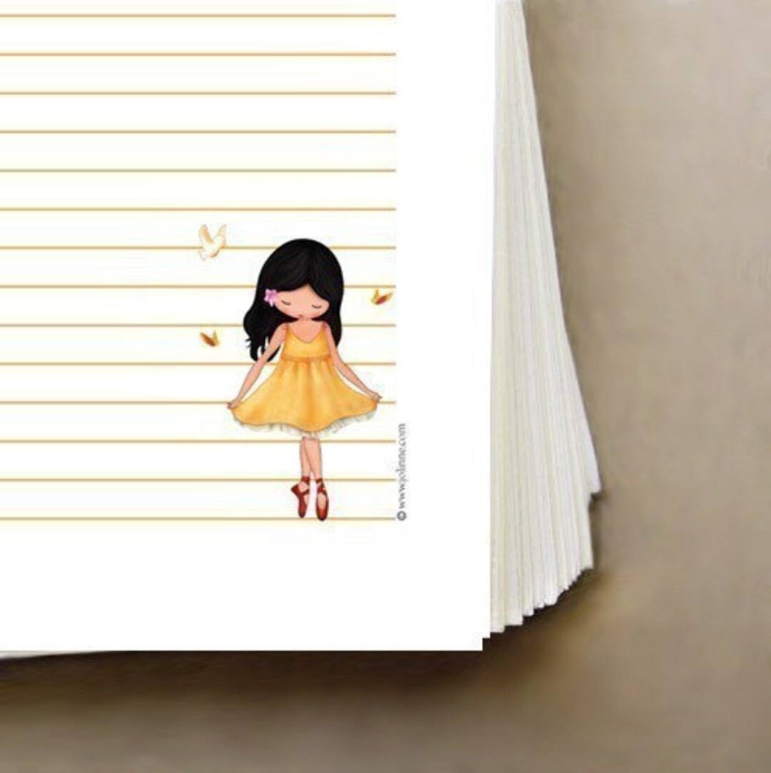 Printable PDF File,girls Downloadable Binder Filler Set,downloadable ...