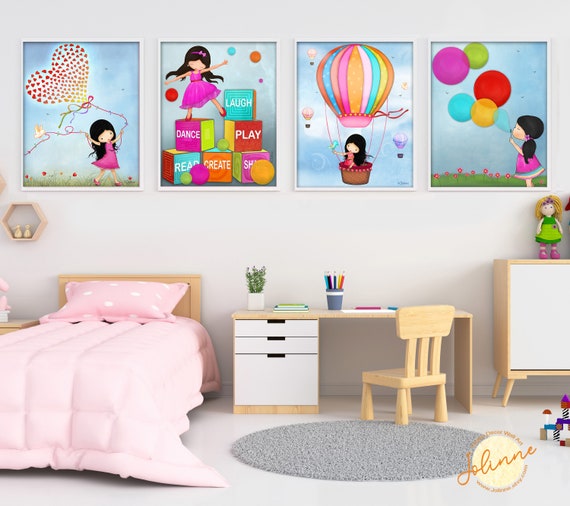 Kids Playroom Wall Art Prints Set of 4 Posters for - Etsy