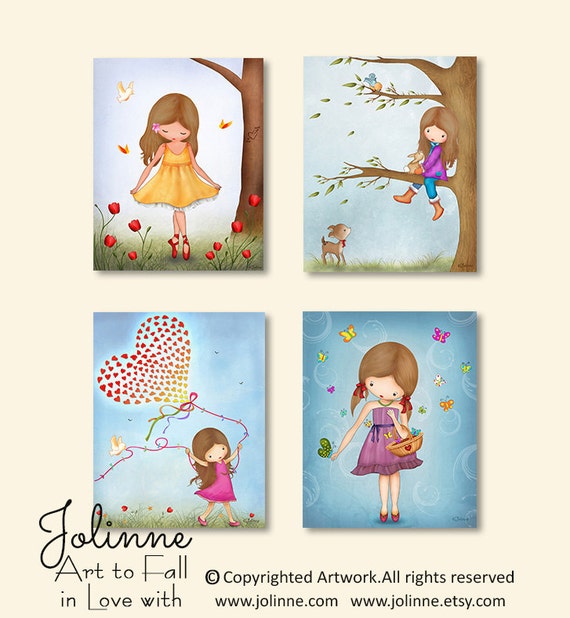 Artwork for kids rooms girls room wall art decorationbaby | Etsy