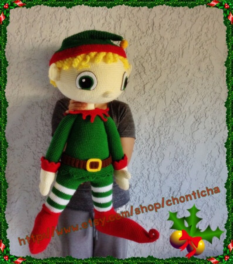 ELF Boy 32 Inches PDF Amigurumi Crochet Pattern | Etsy