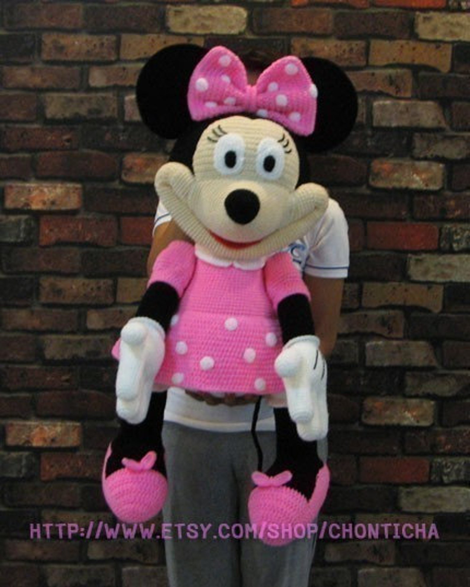 Minnie Mouse 35 Inches PDF Amigurumi Crochet Pattern - Etsy