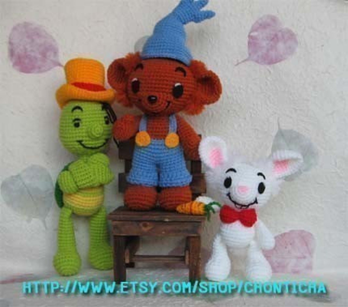 BAMSE and FRIENDS PDF Crochet Pattern | Etsy