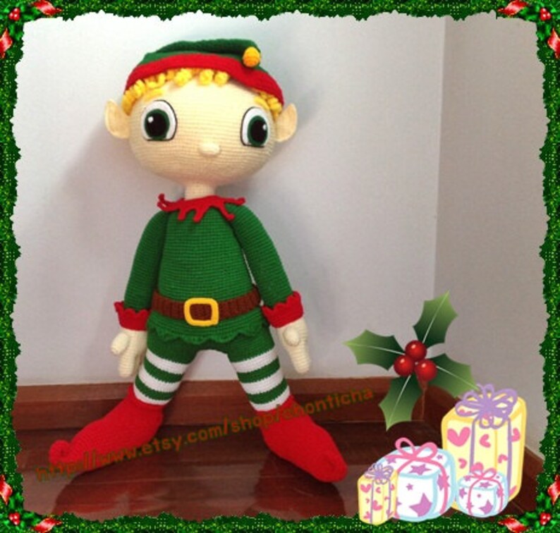 ELF Boy 32 Inches PDF Amigurumi Crochet Pattern | Etsy