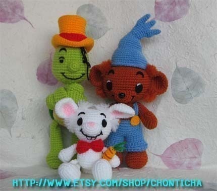BAMSE and FRIENDS PDF Crochet Pattern - Etsy Sweden