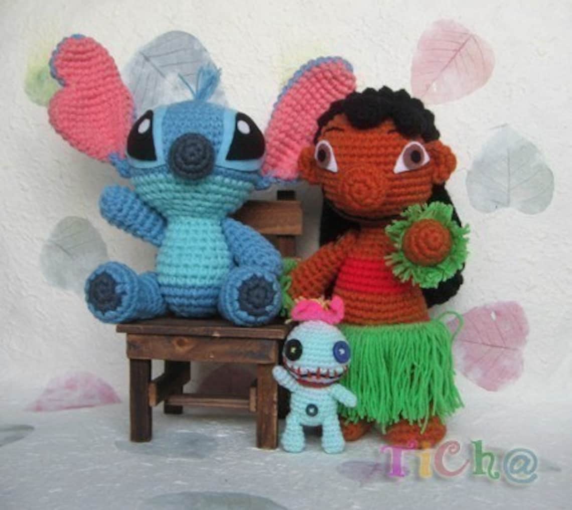 Lilo and Stitch Set PDF Crochet Pattern - Etsy Canada