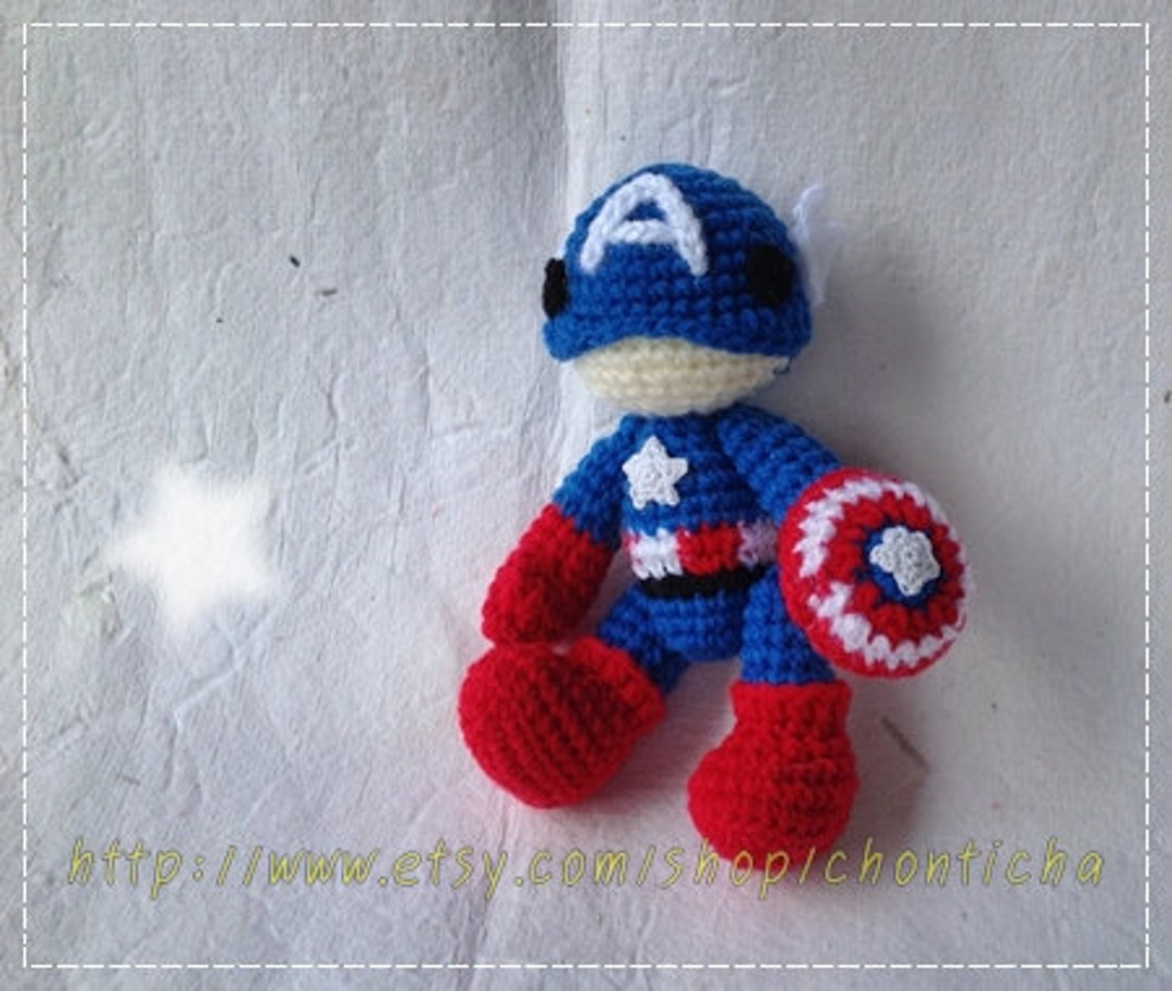 Captain 6 Inches - PDF Amigurumi Crochet Pattern - Etsy