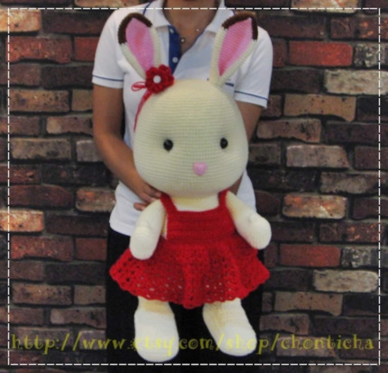 28inches Rabbit PDF Crochet Pattern - Etsy