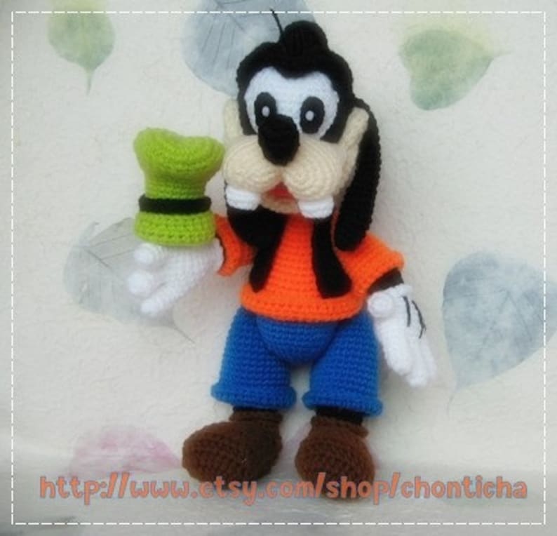 Goofy 12 Inches PDF Amigurumi Crochet Pattern - Etsy Denmark